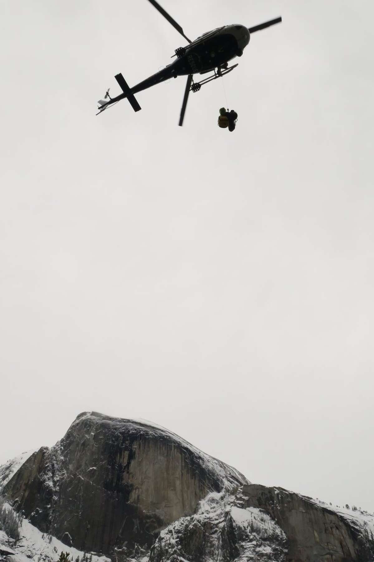 Hikers stranded in the snow overnight rescued at Yosemite National Park