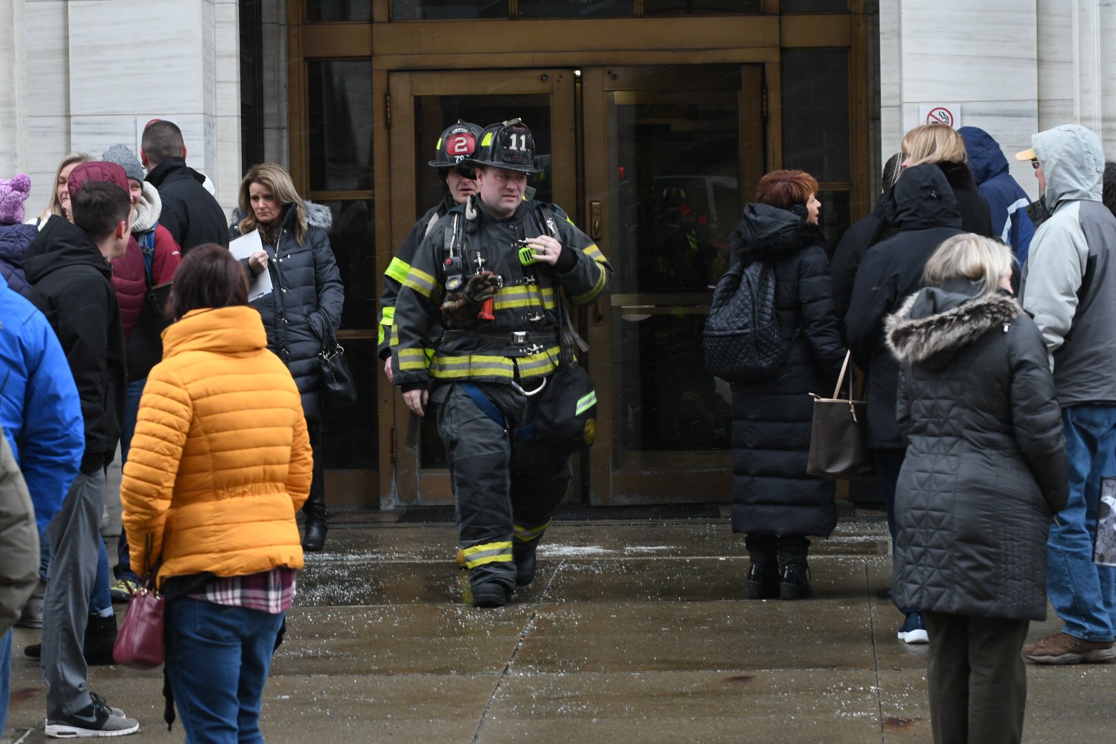 Education Building empties after alarm malfunction