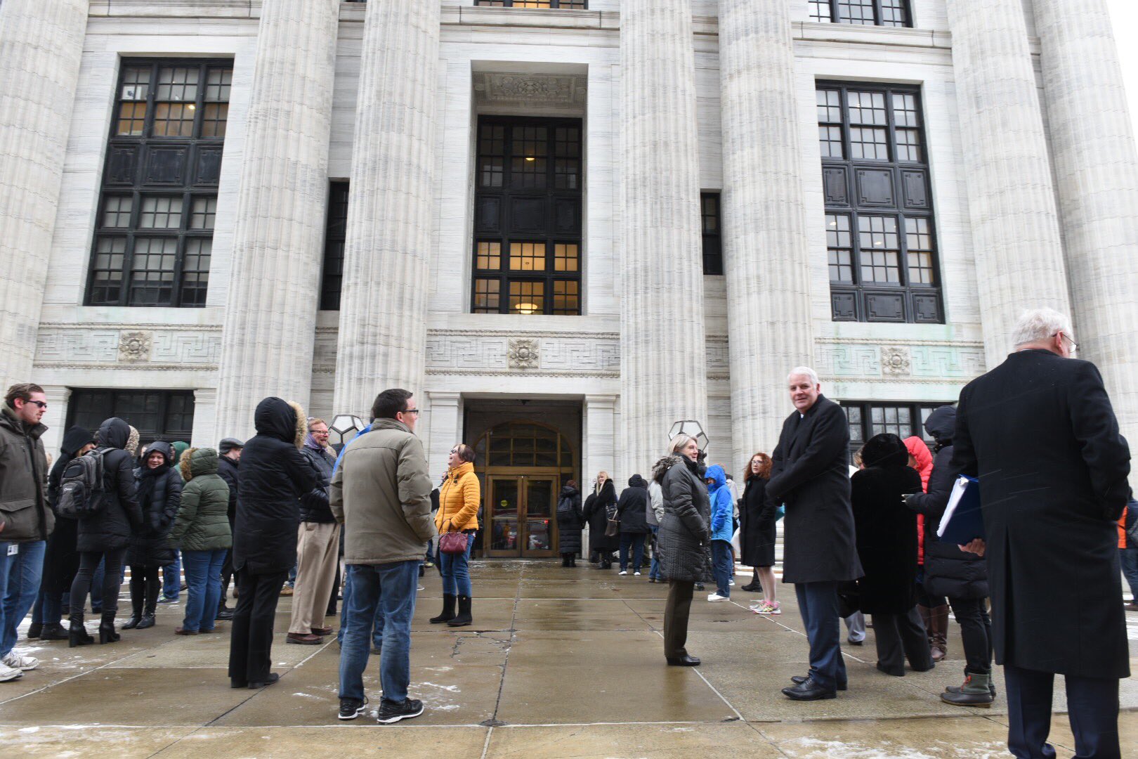 Education Building empties after alarm malfunction