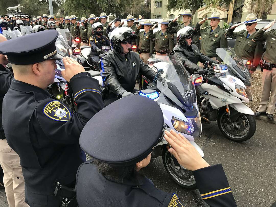 Thousands attend fallen Davis police officer’s memorial service