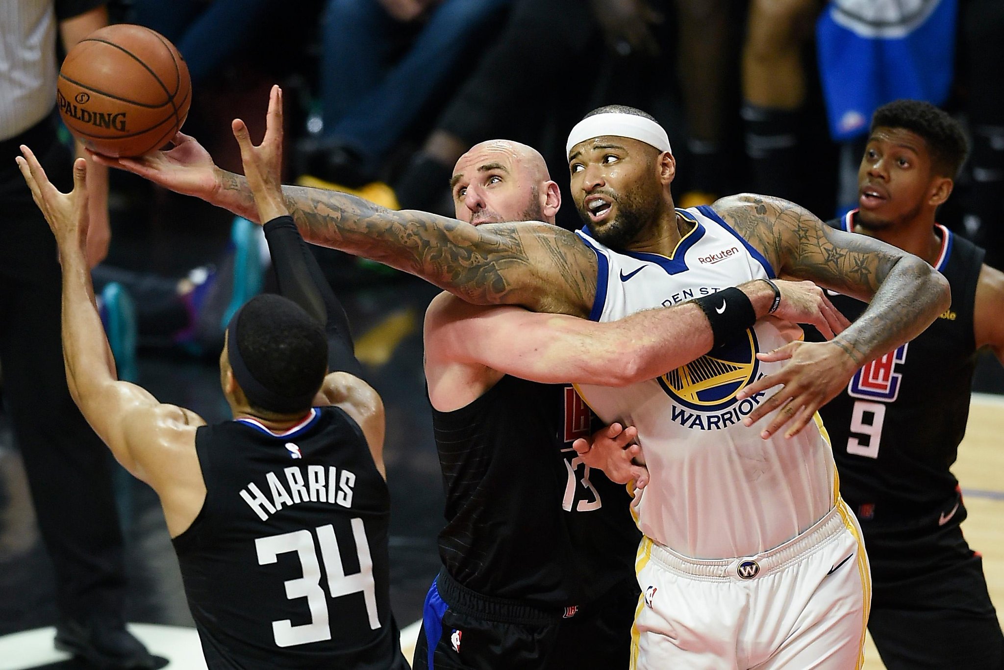 Warriors work to maximize DeMarcus Cousins’ defensive potential