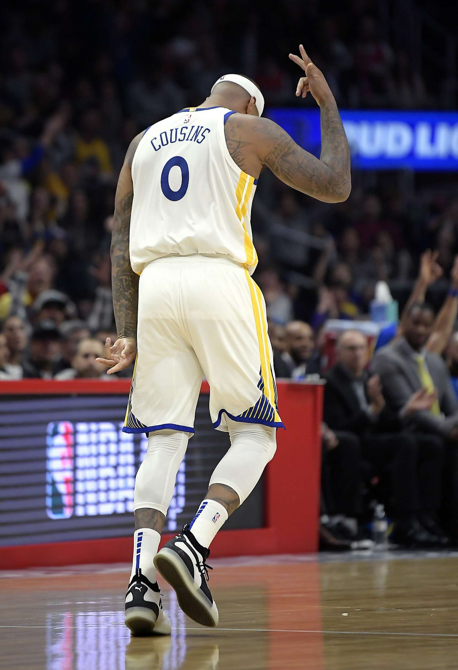 How DeMarcus Cousins’ 3-point shot went from rare to ‘unfair’ with Warriors