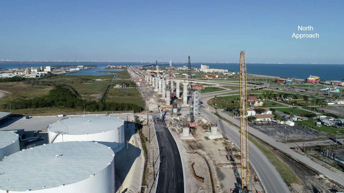 New photos show progress in billion-dollar Corpus Christi Harbor Bridge ...