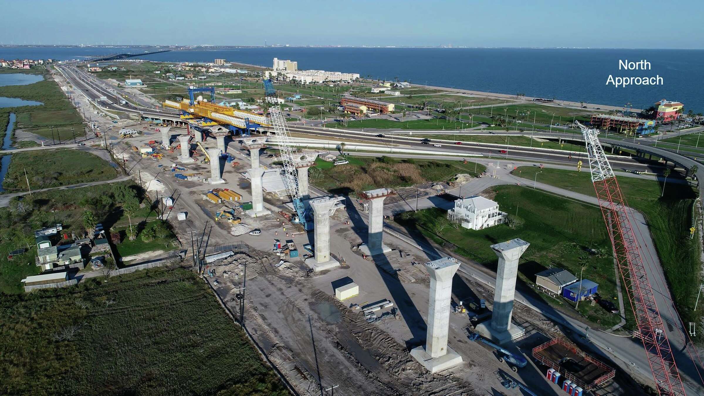 New photos show progress in billion-dollar Corpus Christi Harbor Bridge ...