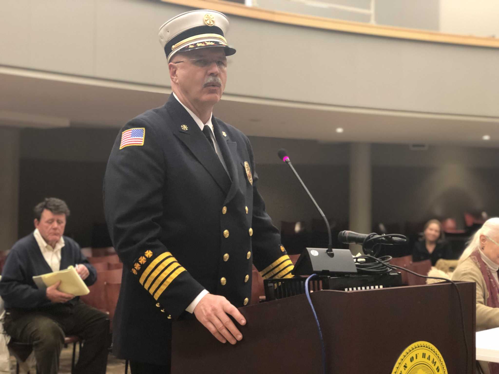 Council ratifies Merwede’s role as new Hamden Fire Chief