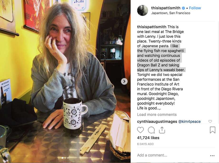 Punk rock icon Patti Smith loves this SF Japantown restaurant with 23 ...
