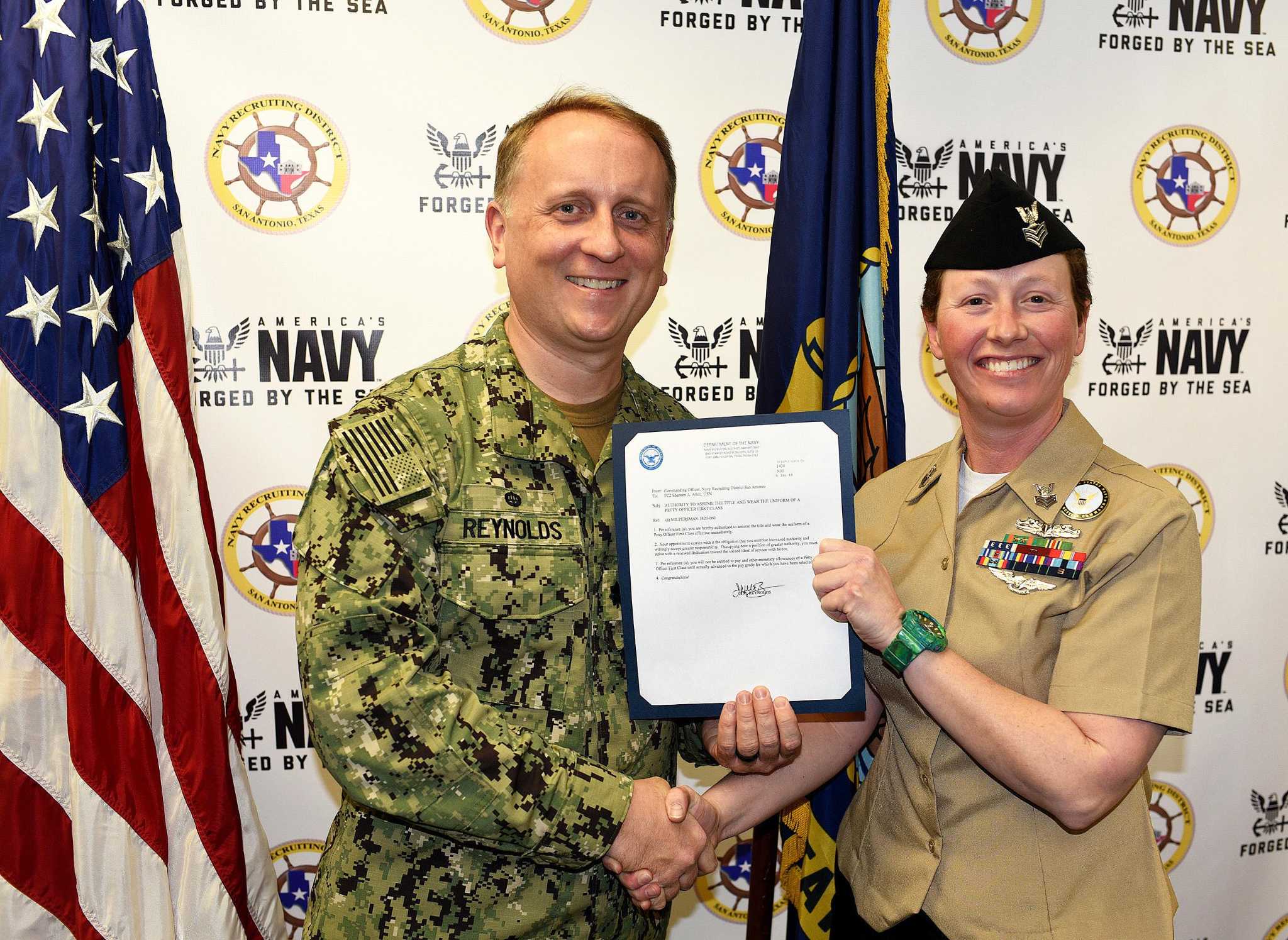 Dayton grad promoted to Navy Petty Officer 1st Class