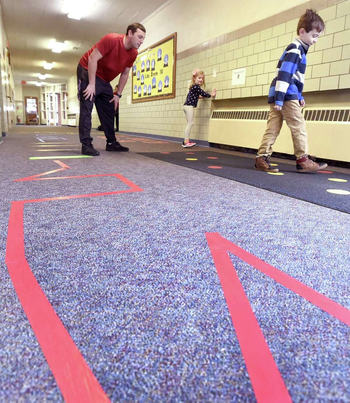 Sensory walkway helps Madison elementary school students refocus