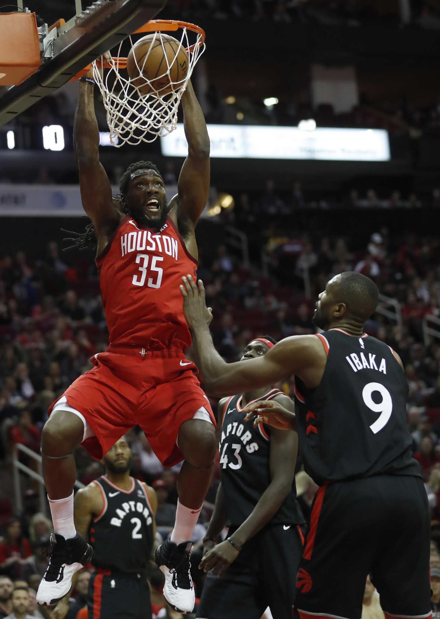 New arrival Kenneth Faried invaluable as Rockets clip Raptors