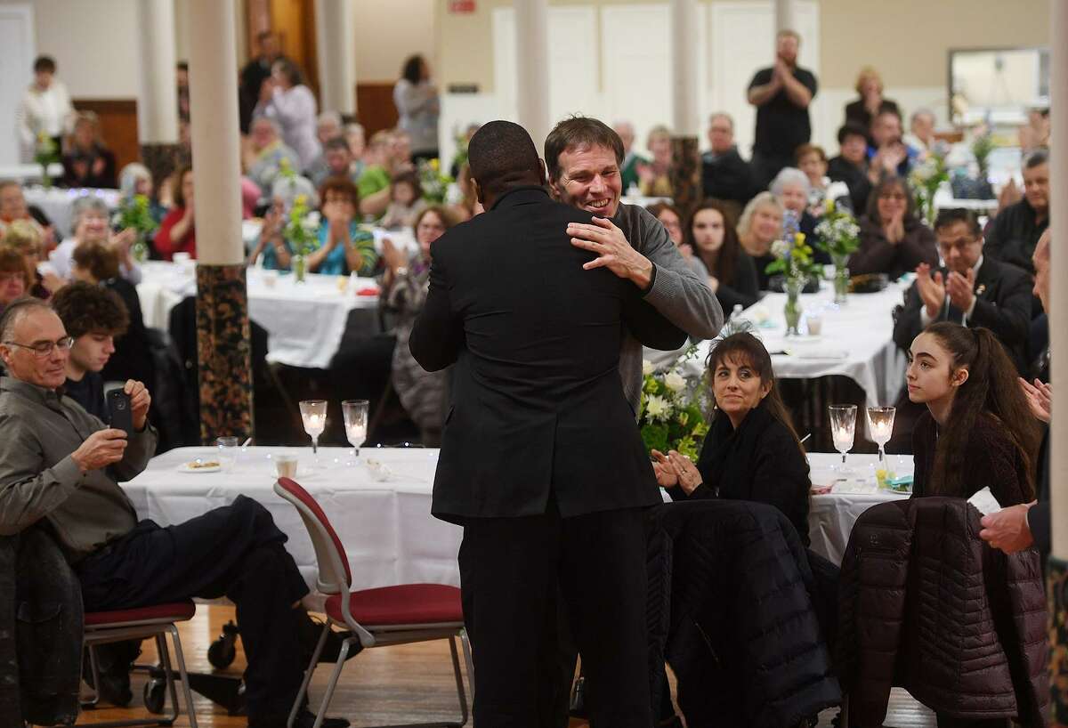 A tearful thank-you offered to Ansonia priest