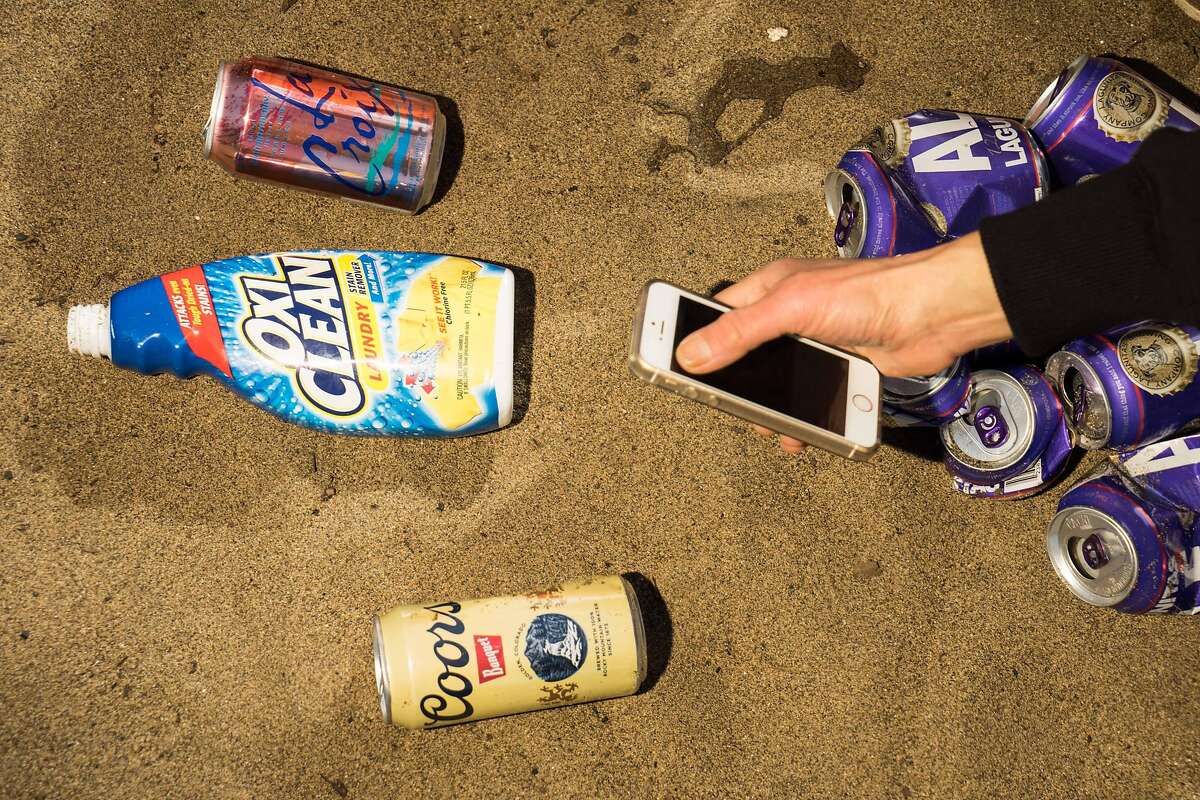 Tracking the trash: App picks up the job as beach cleanup volunteers ...