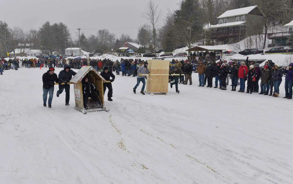 Photos: Outhouse racers go head-to-head in Middle Grove