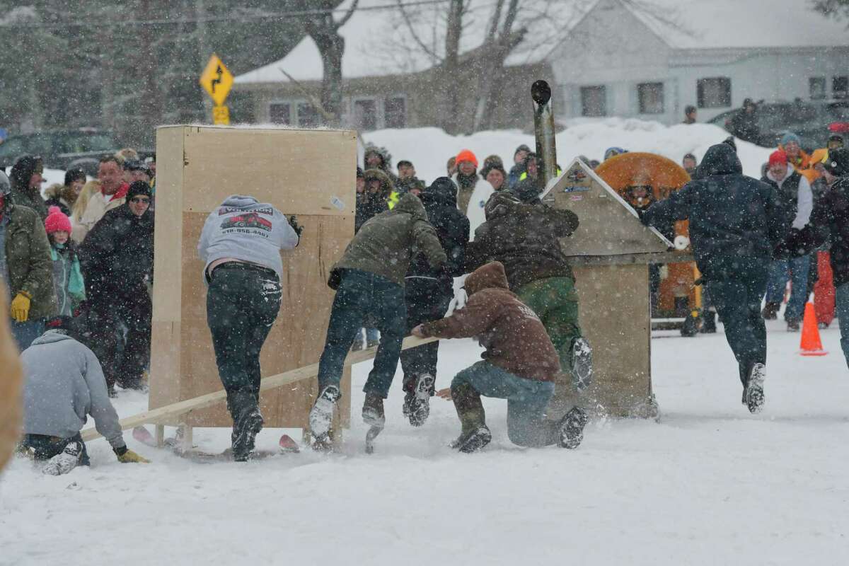 Photos: Outhouse racers go head-to-head in Middle Grove