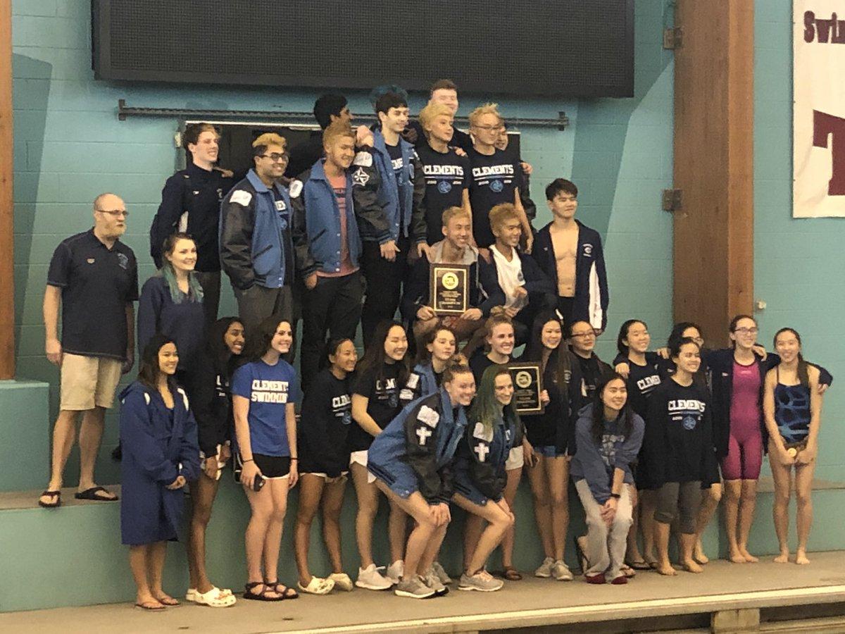 Clements sweeps District 20-6A swimming championships