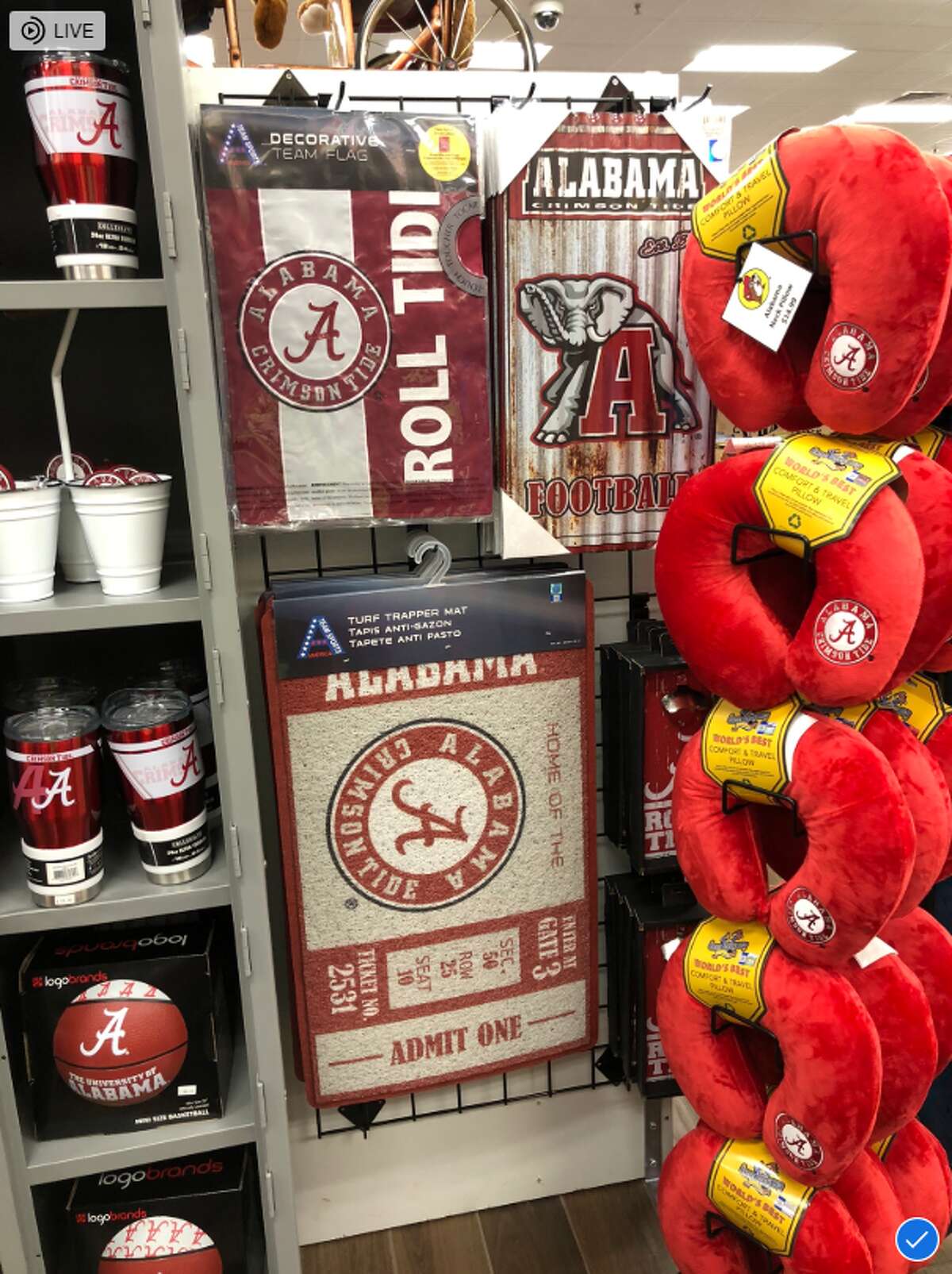 Look at the exclusive merchandise inside the only Buc-ee's outside Texas