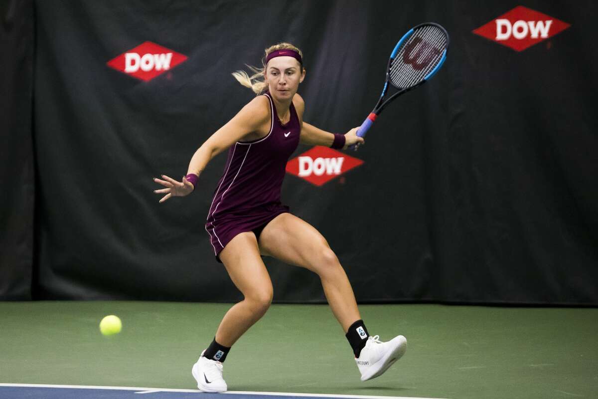 Cori Grauff vs. Ashley Kratzer in Dow Tennis Classic - Jan. 29, 2019