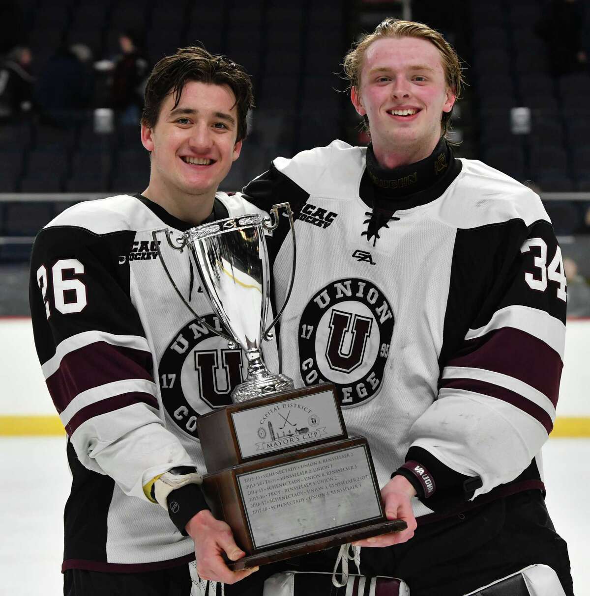 Union hockey co-captain Josh Kosack feels the sting of lost season