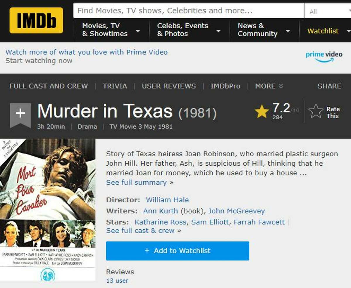 Grisly Texas crimes turned into movies