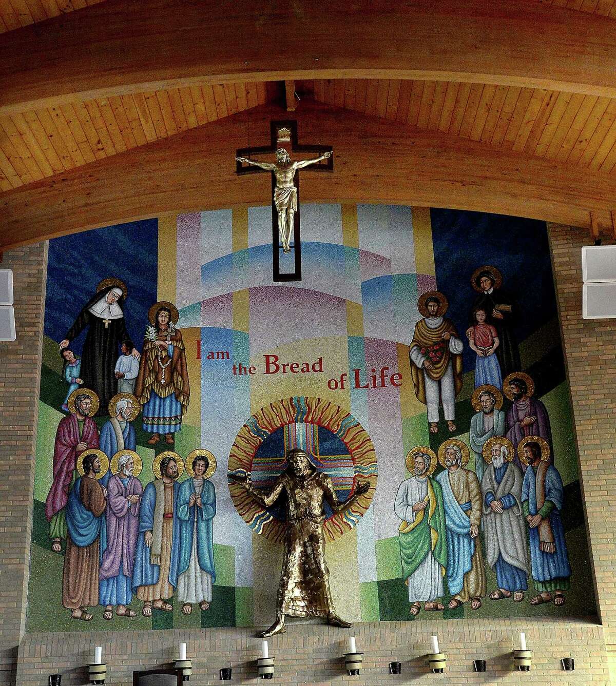 Intricate mosaic illustrates devotion