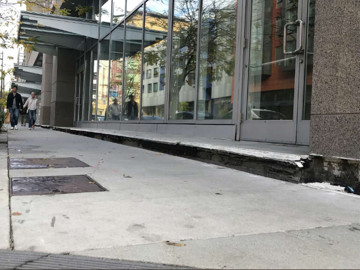 The sidewalk is still sinking in SF's Mission Bay. It could liquefy ...