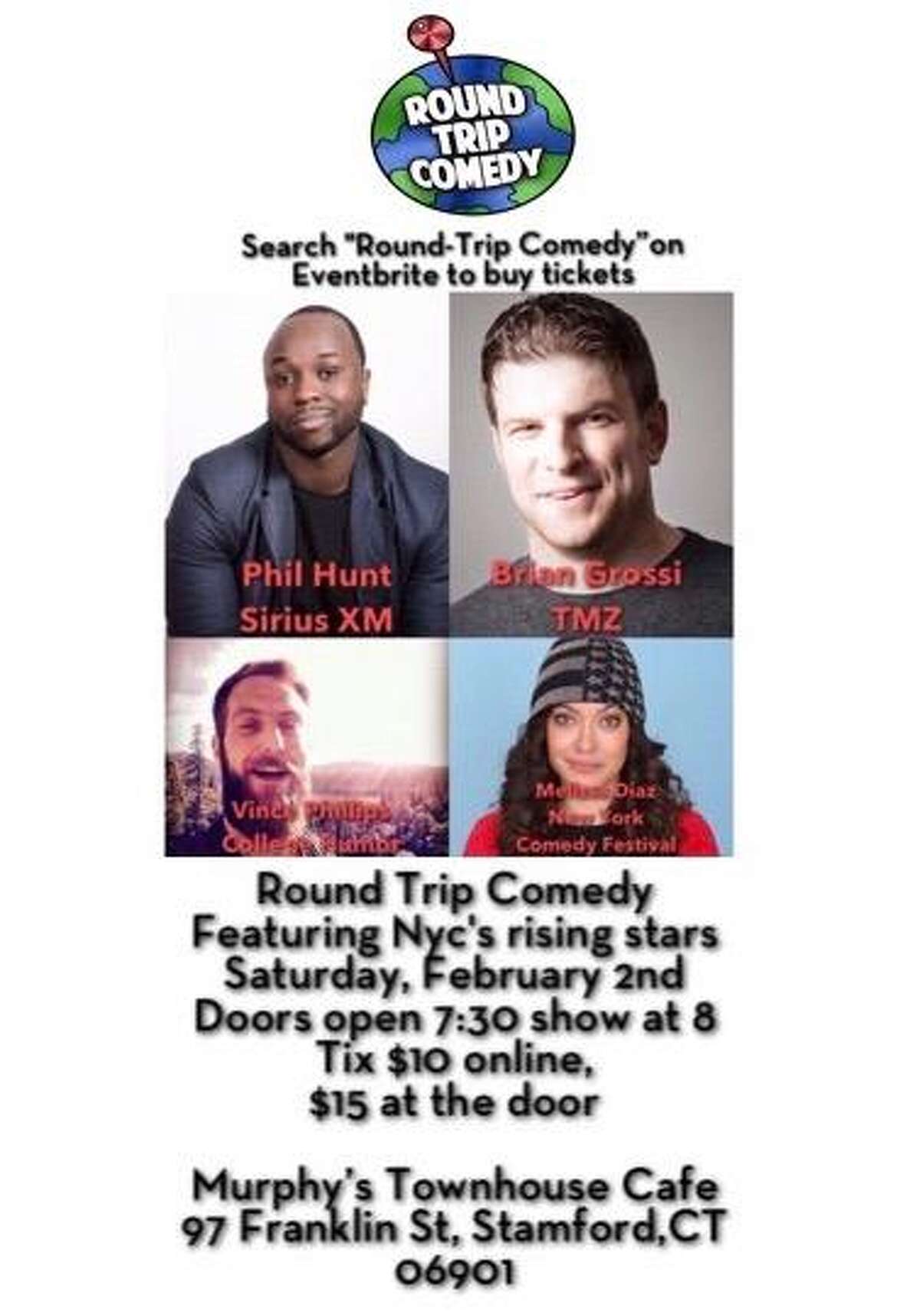 NYC comedians bringing laughs to Stamford’s Murphy’s Townhouse Cafe