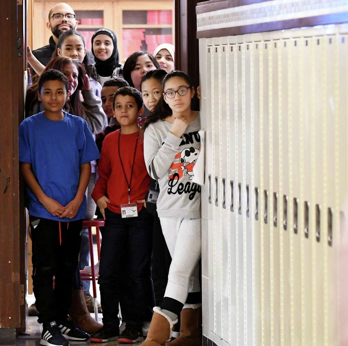 Albany military moms come home to surprise their kids at Hackett middle ...