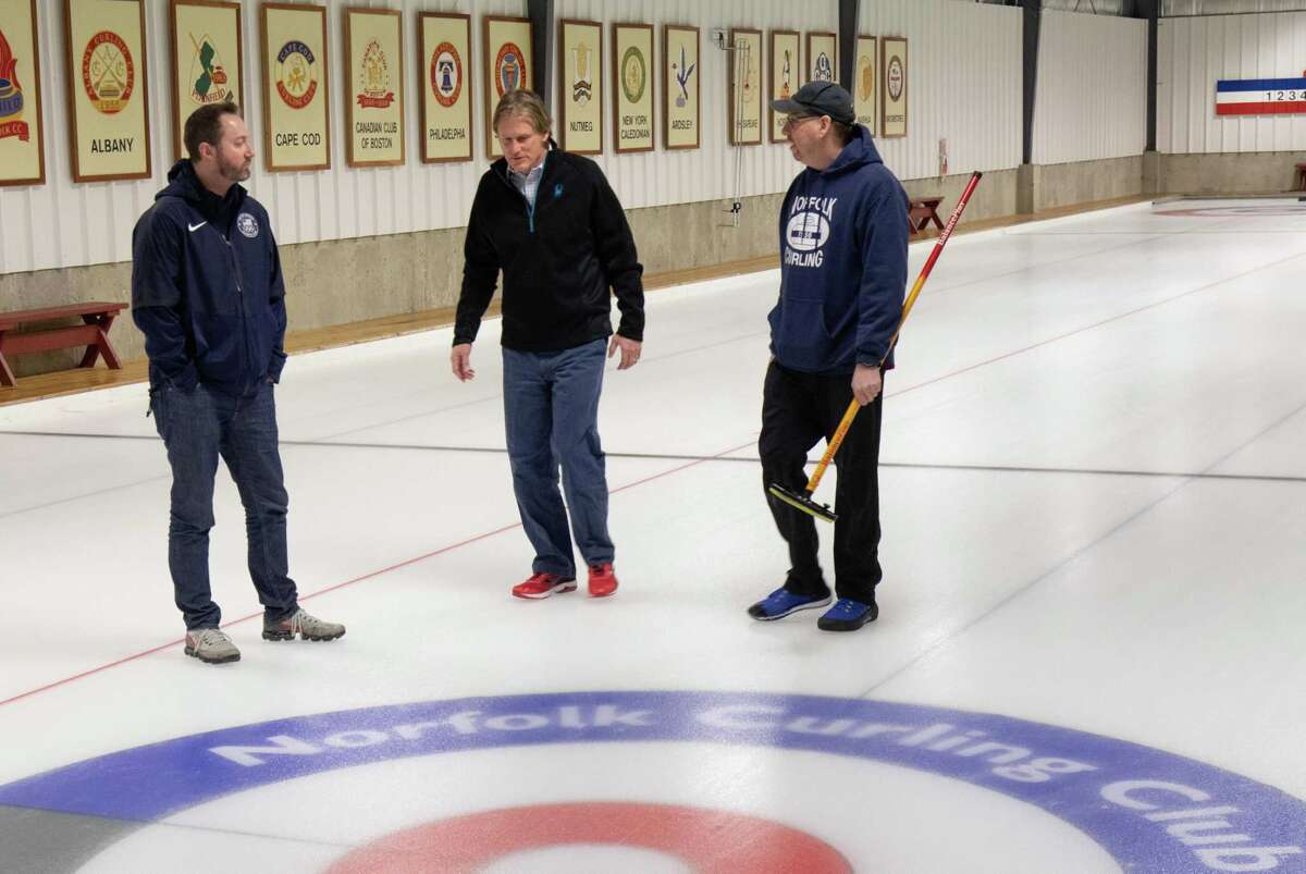 Norfolk Curling CLub hosts Olympic gold medalist, state senator