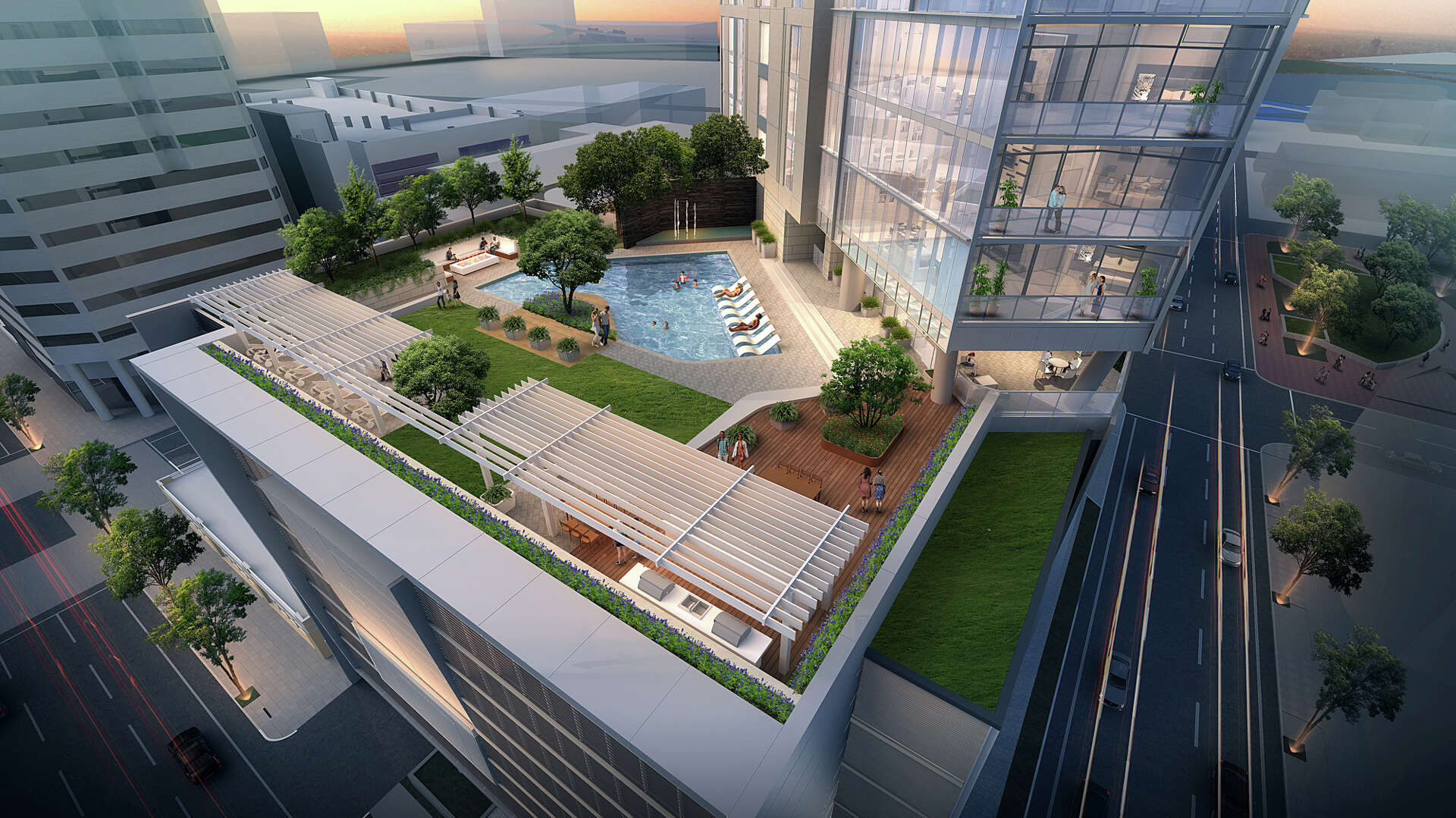 Hines reveals designs for downtown apartment tower