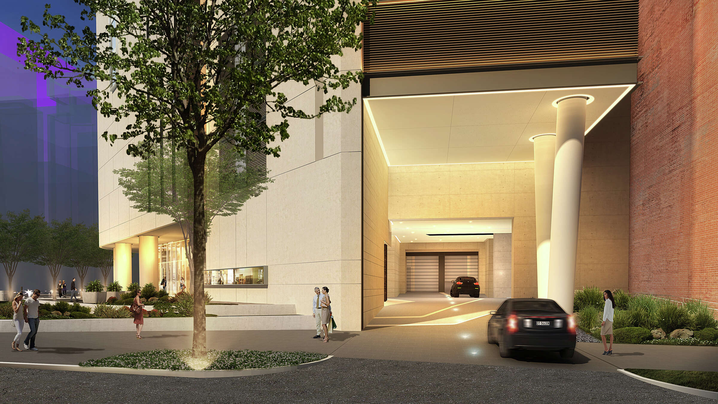 Hines reveals designs for downtown apartment tower