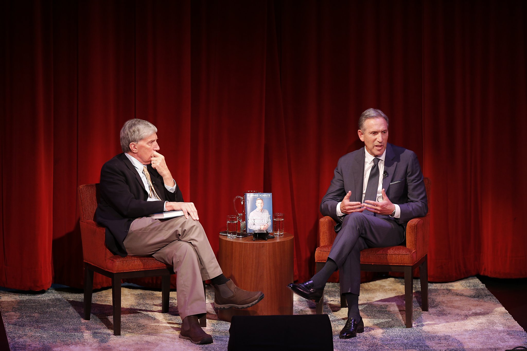 Howard Schultz tells San Francisco audience he is ‘not going to be a ...