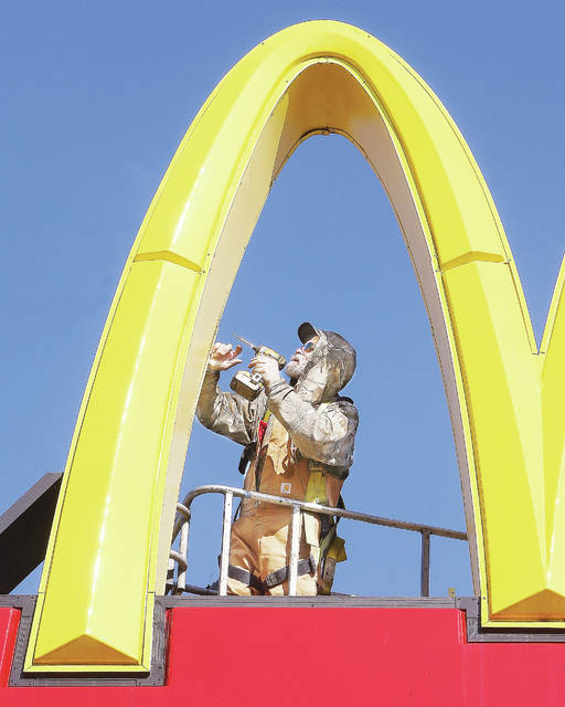 Under the golden arches