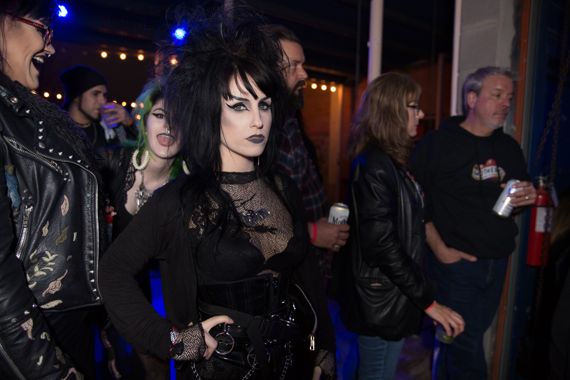 Photos: Goth vocalist rocked Paper Tiger with biggest hits