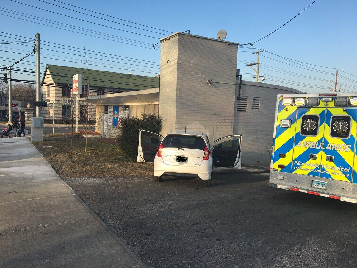 Norwalk police investigating car vs. building