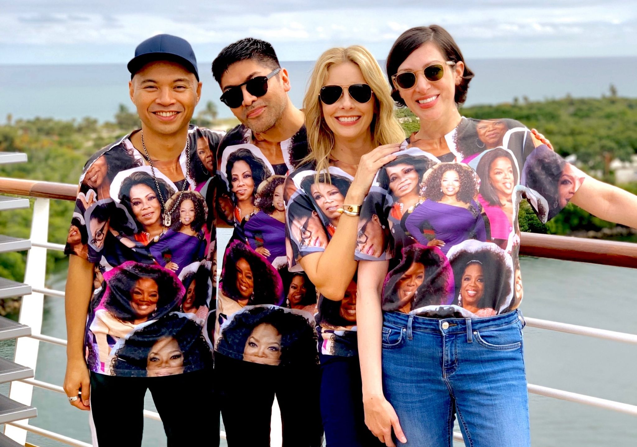 Oprah hands out tequila shots, fans show off their O-style at girls ...