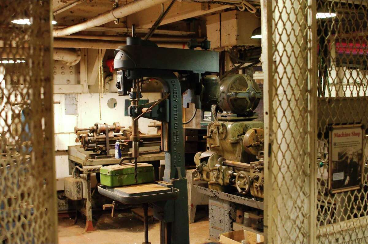 Get a glimpse of areas of Battleship Texas that have reopened after repairs