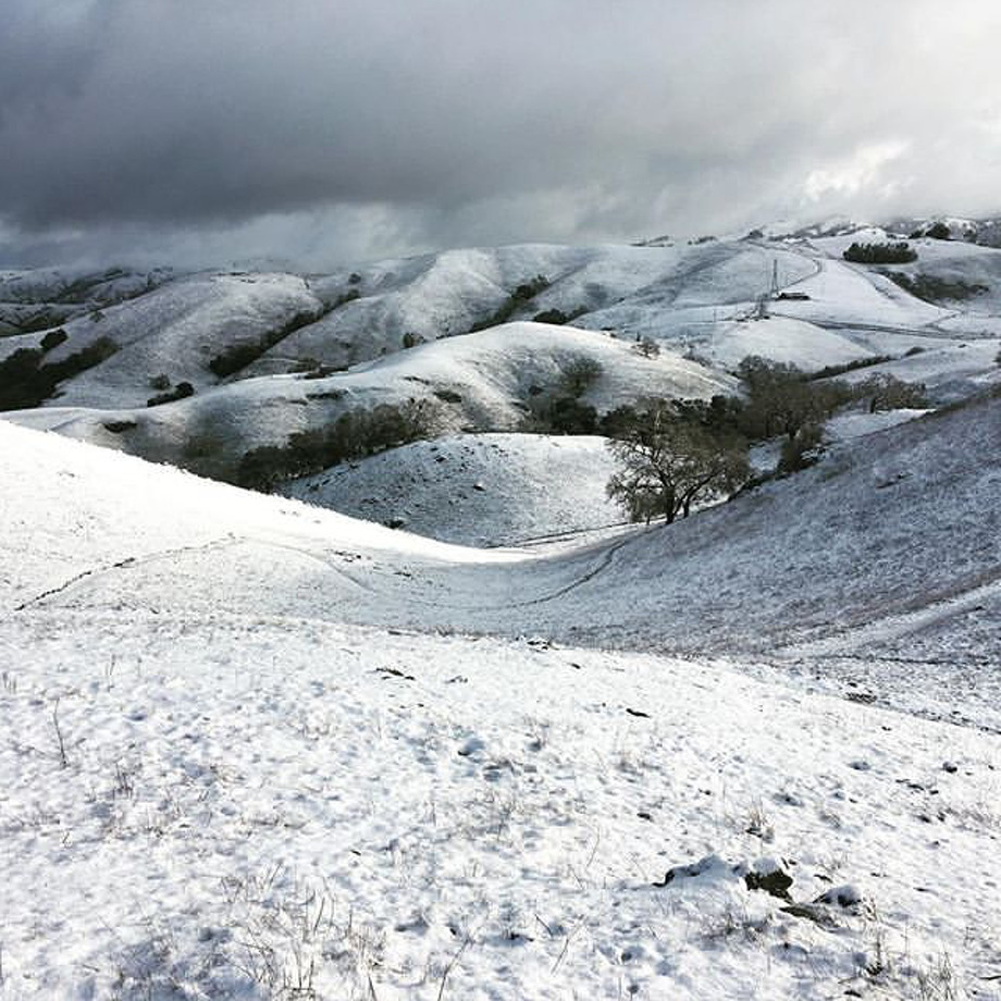 Photos: Bay Area stuns with snow-covered hillsides after unusually cold ...