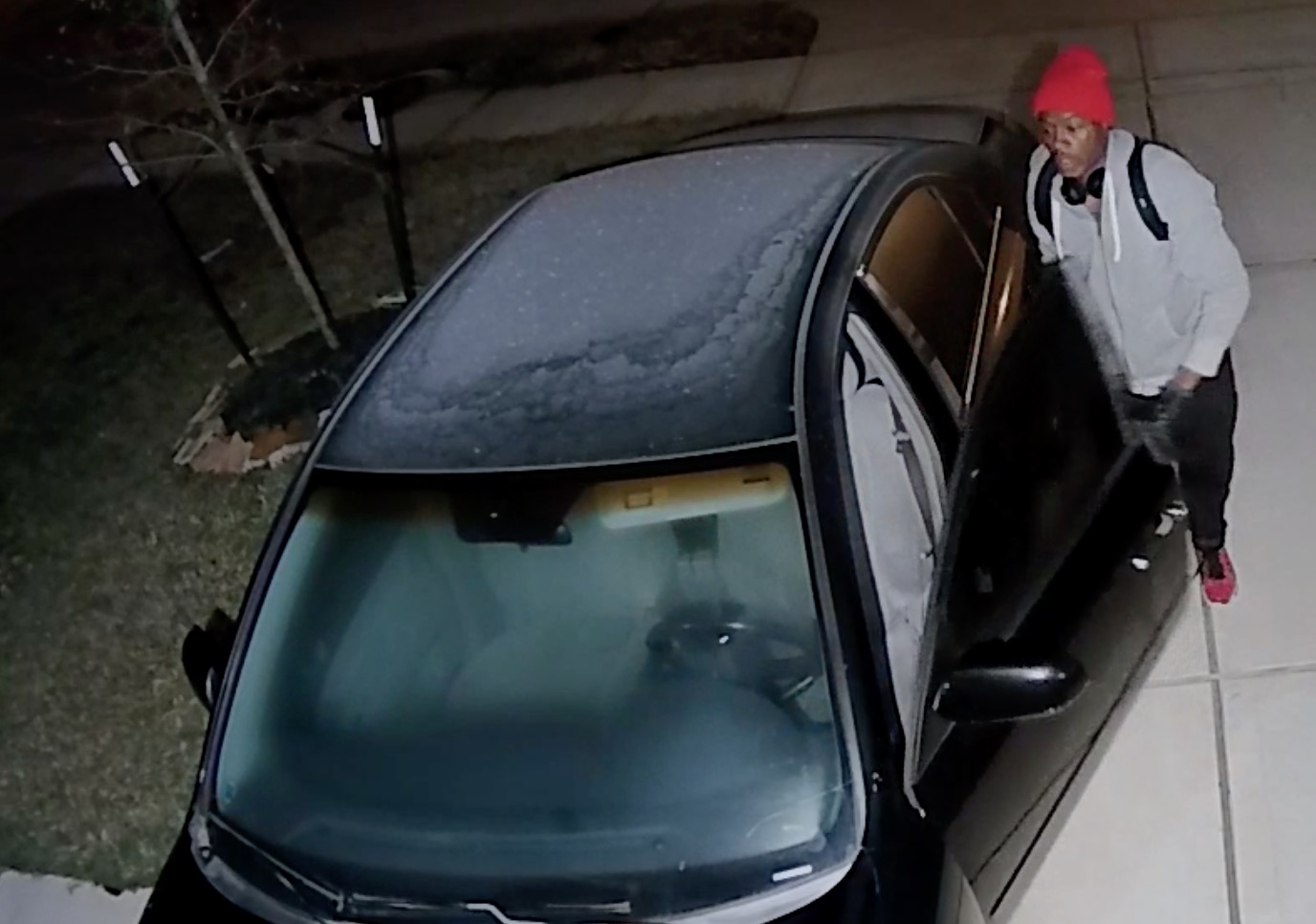 Video of brazen car burglar shows why you should lock your vehicle at night