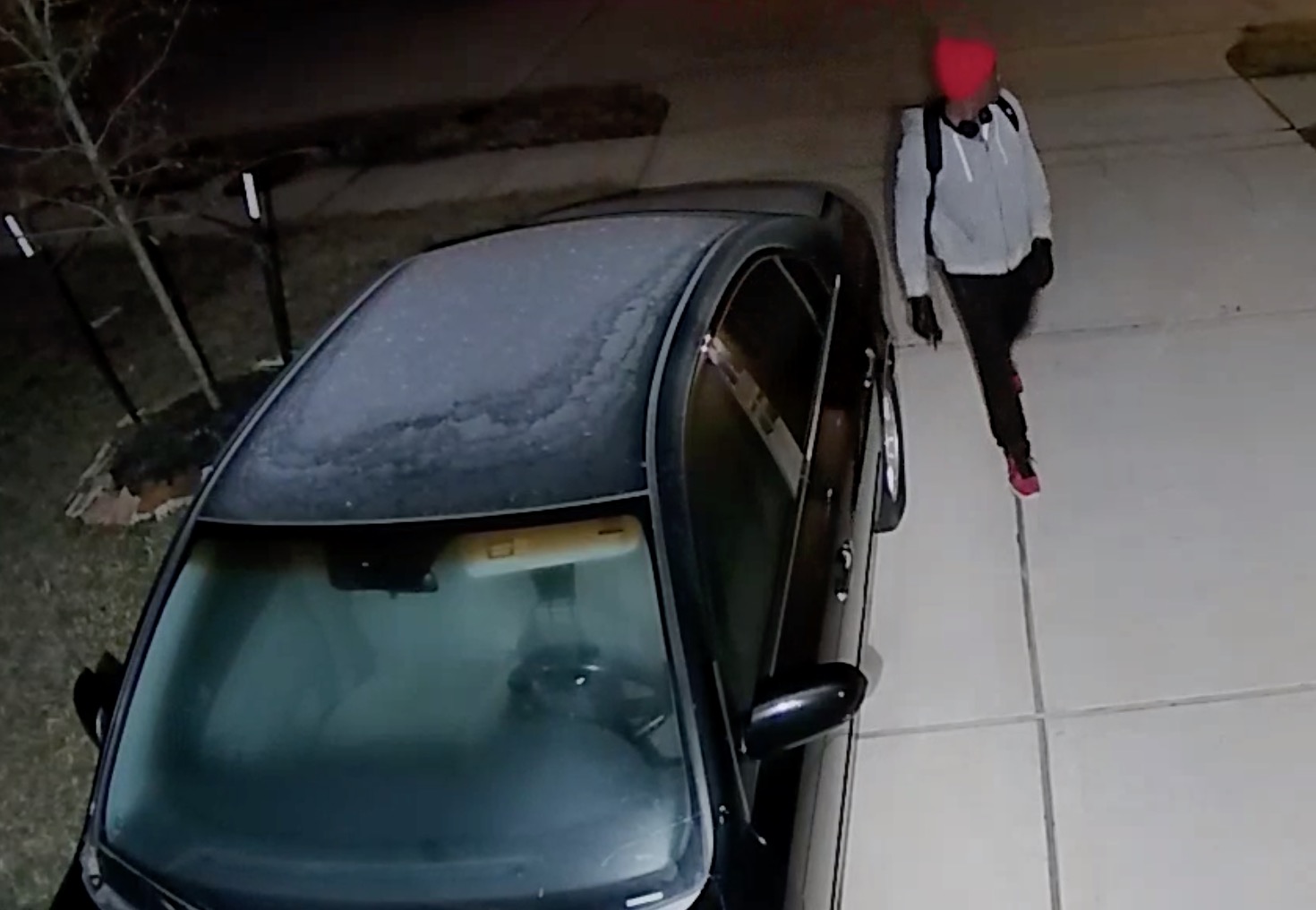 Video of brazen car burglar shows why you should lock your vehicle at night