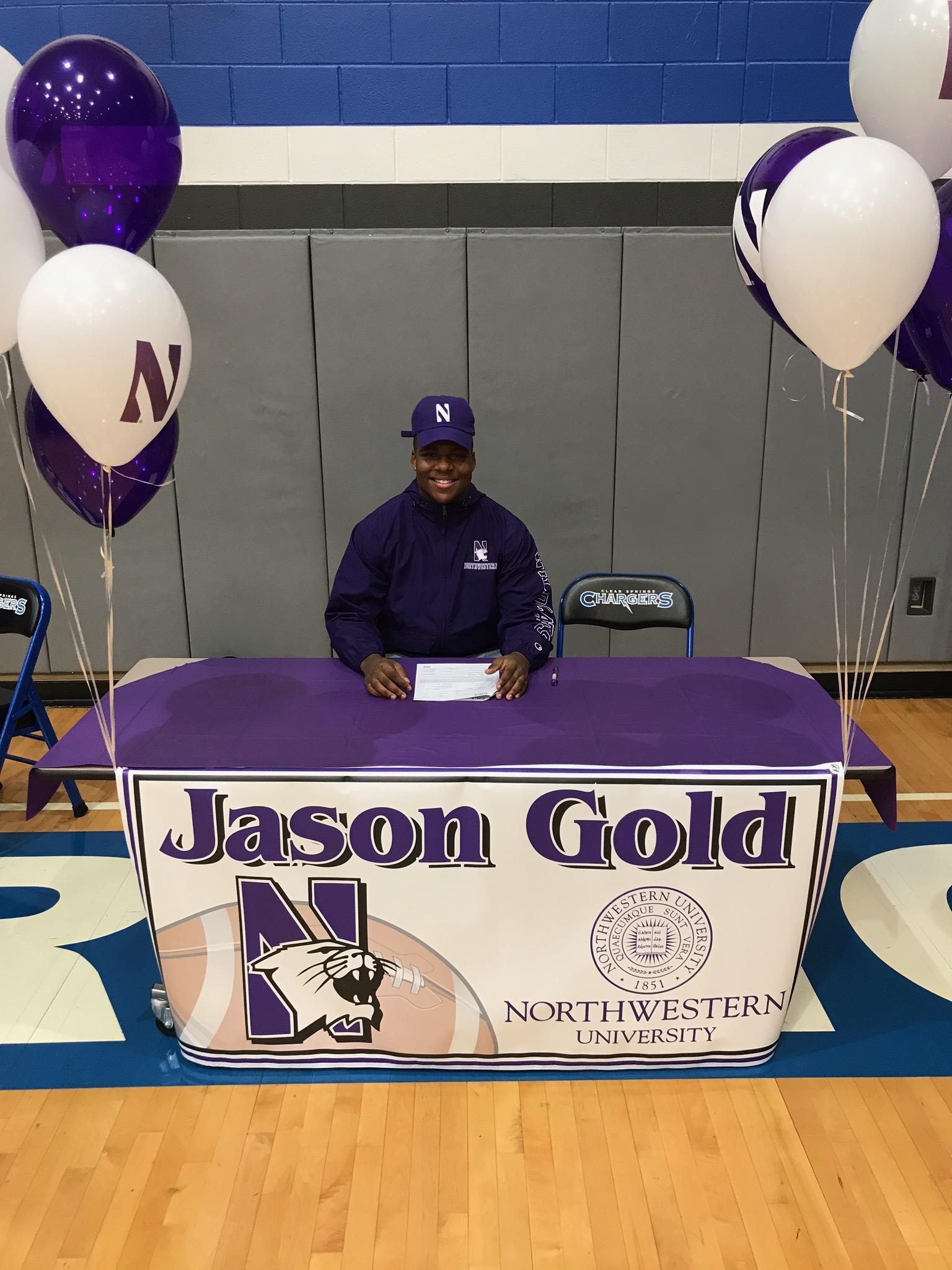 Clear Springs’ Jason Gold signs with Northwestern