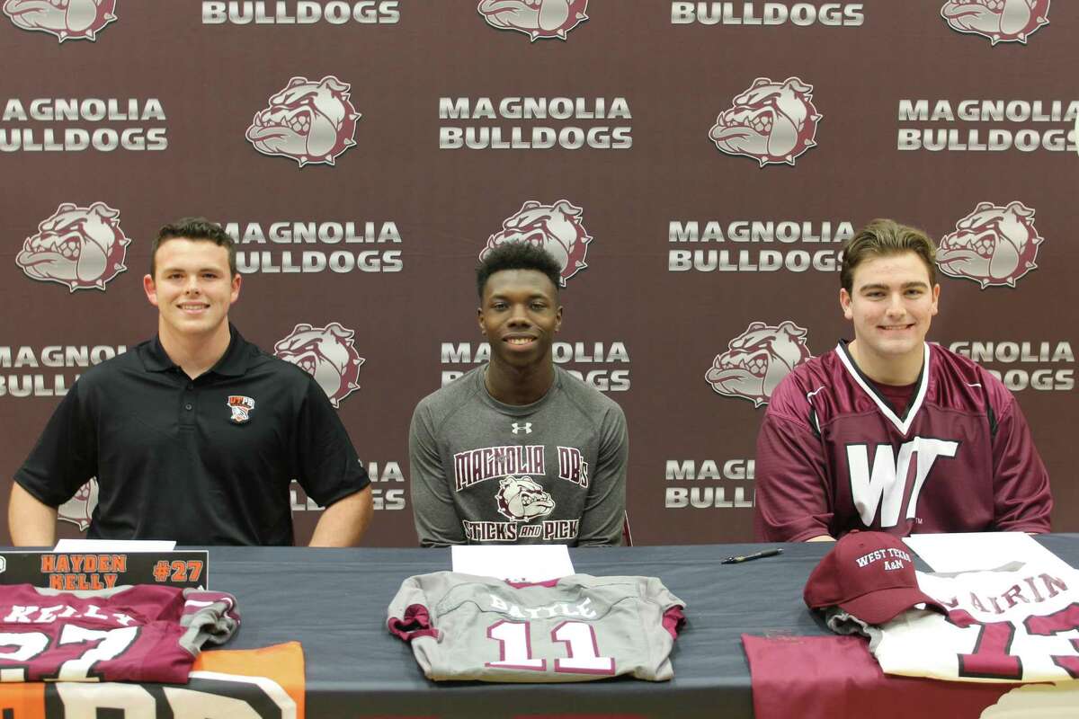 SIGNING DAY: Trio of football players sign at Magnolia