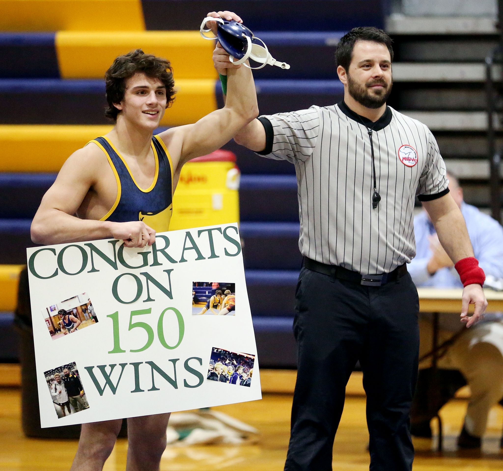 Hard working Hatchet: Bad Axe's Ryan Wehner earns 150th win