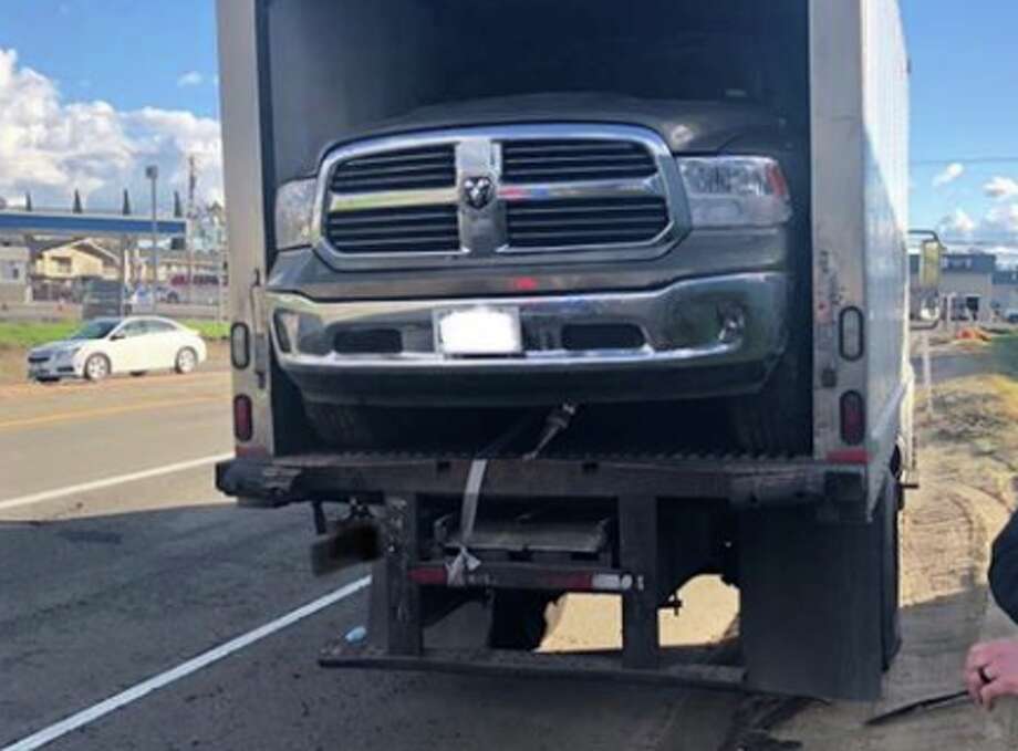 CHP explains bizarre truck-packed-in-a-truck photo - SFGate