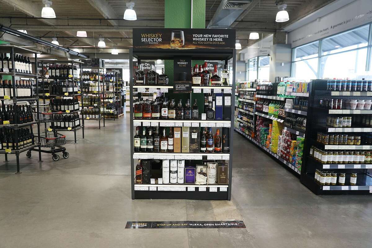 ‘I’m Bev’! Booze bot at your service in the whiskey aisle