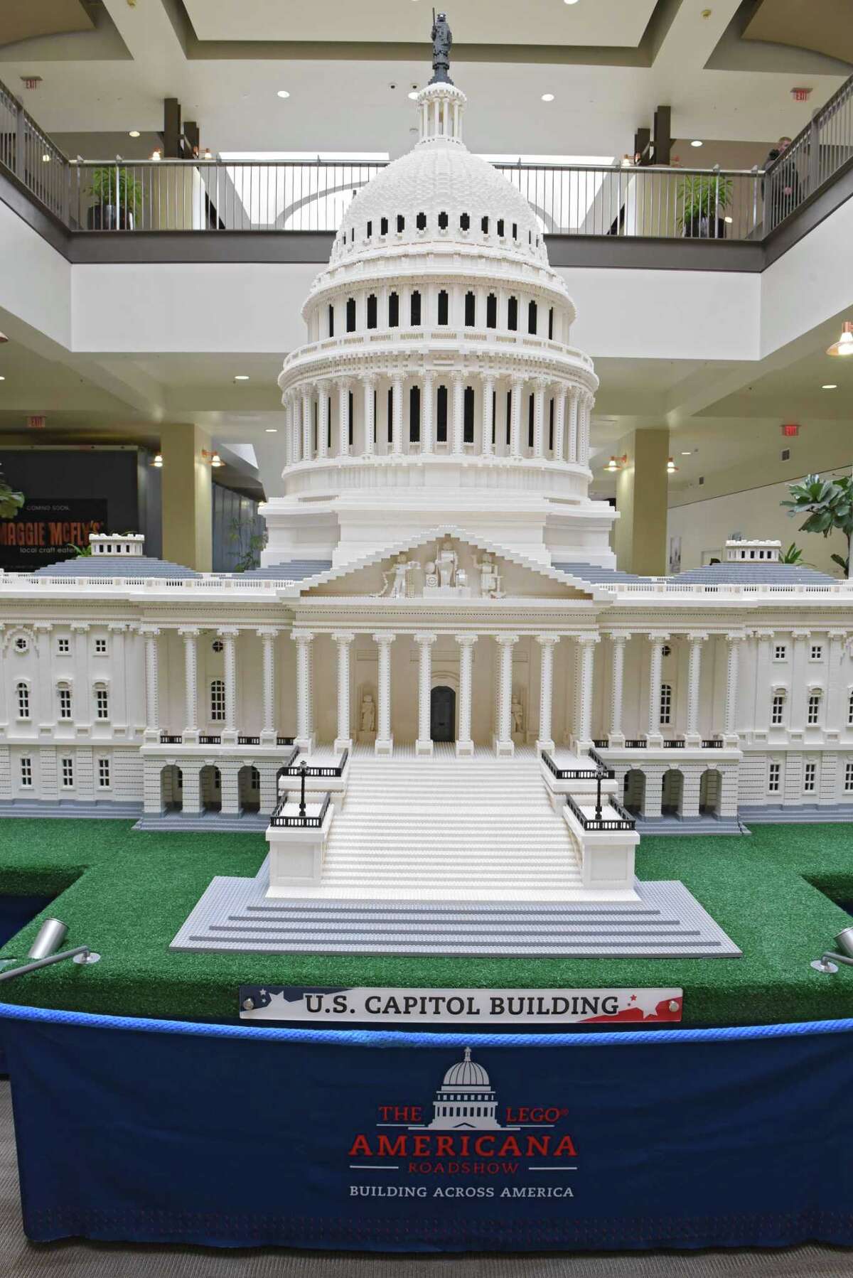 Lego replicas of iconic American structures on display at Crossgates