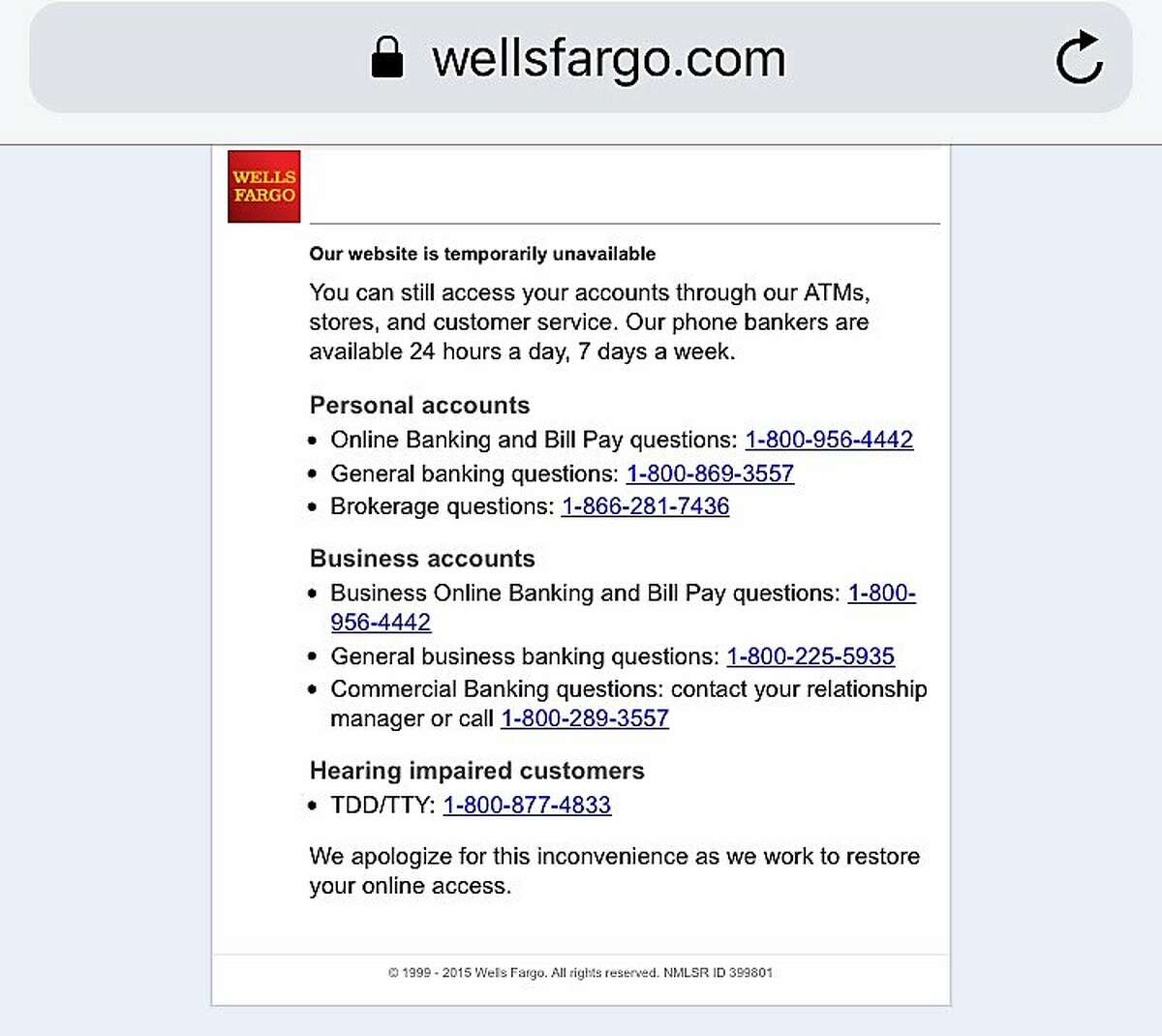 Wells Fargo banking systems breakdown raises new concerns