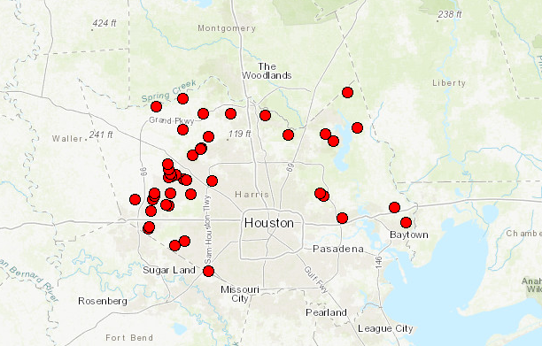 Maps: 'Dangerous Dogs' identified in unincorporated Harris County