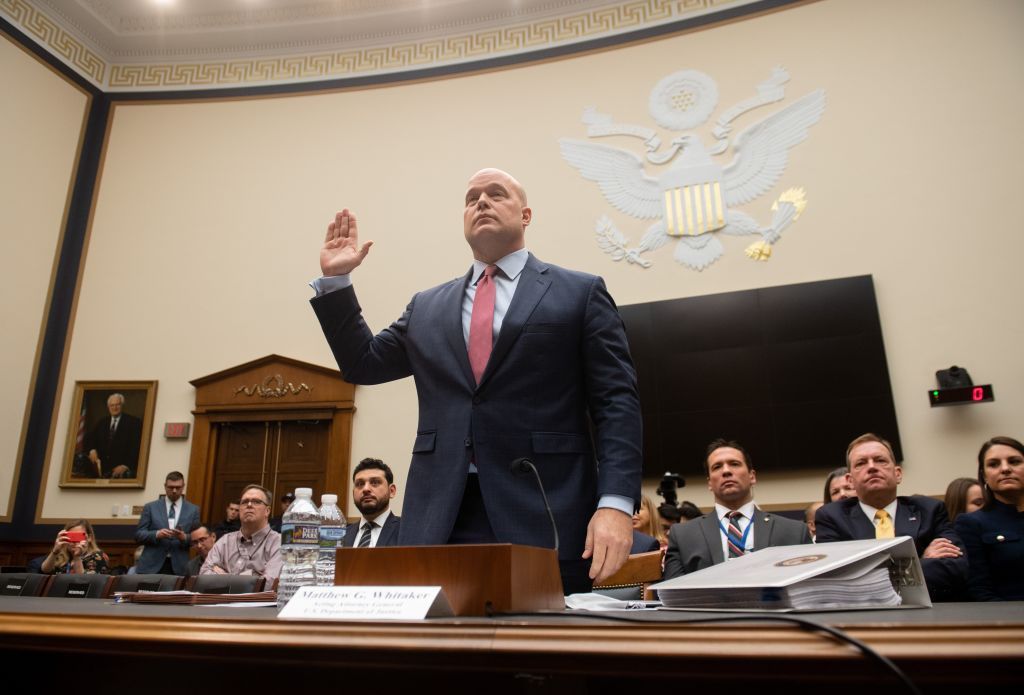 Acting AG Whitaker says he has not interfered with Mueller investigation