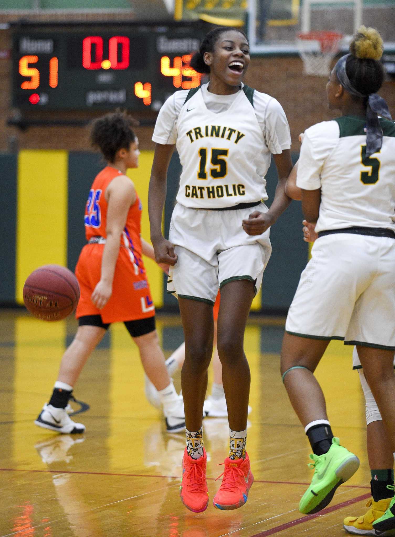 Trinity Catholic girls top Danbury; Lops scores 1,000th point