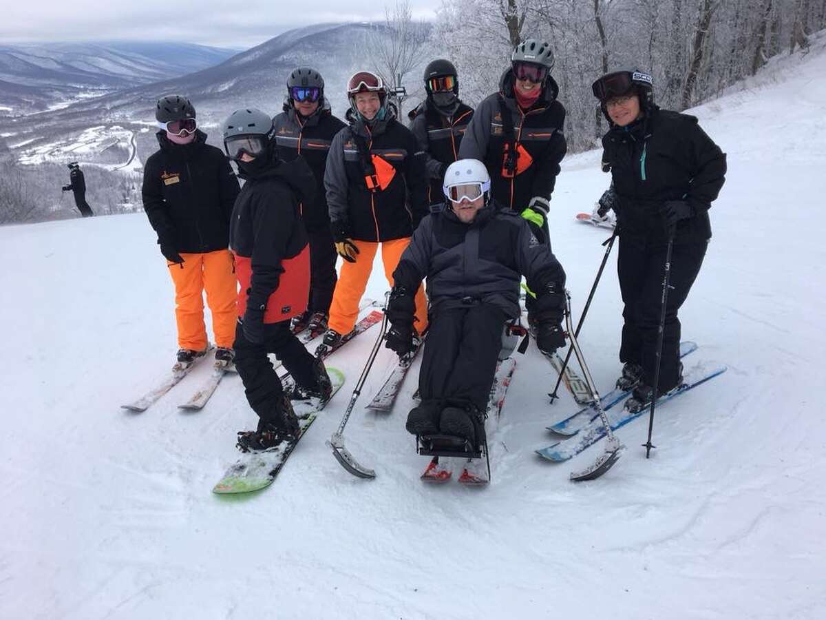 Injured veteran finds place on ice with sled hockey team