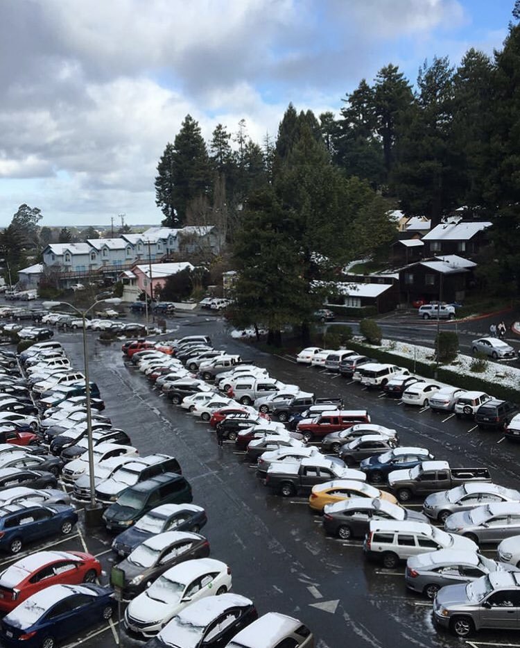 Snow falls at sea level in Northern California, beaches in Humboldt Co ...